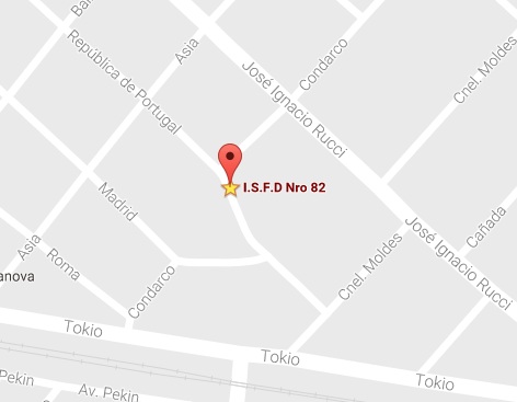 Ubicación – Instituto Superior de Formación Docente Nº 82